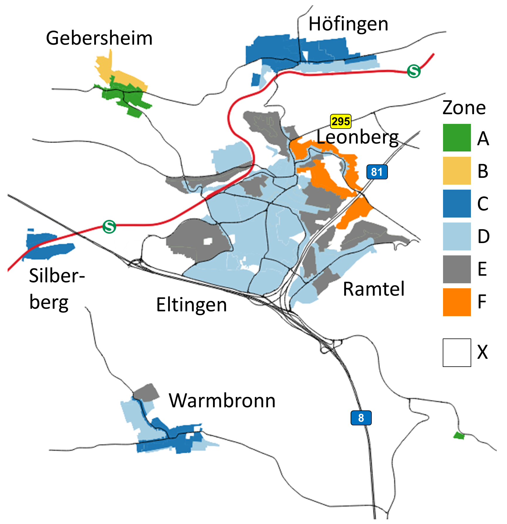 Stadtplan Von Leonberg